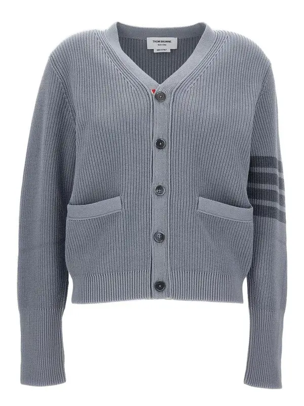 Thom Browne V-neck Cardigan - Multicolor