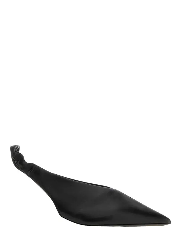 Loewe Leather Origami Cubic Pumps - Black