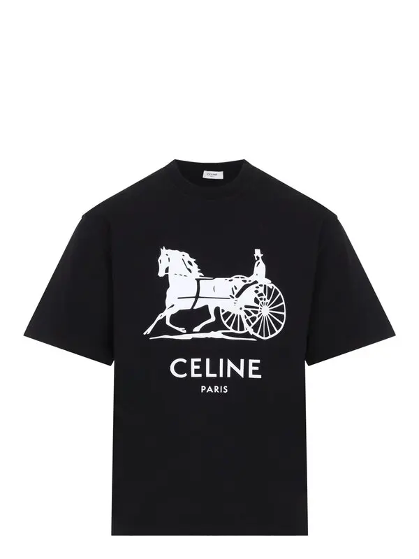 Celine Relaxed T-shirt - Black