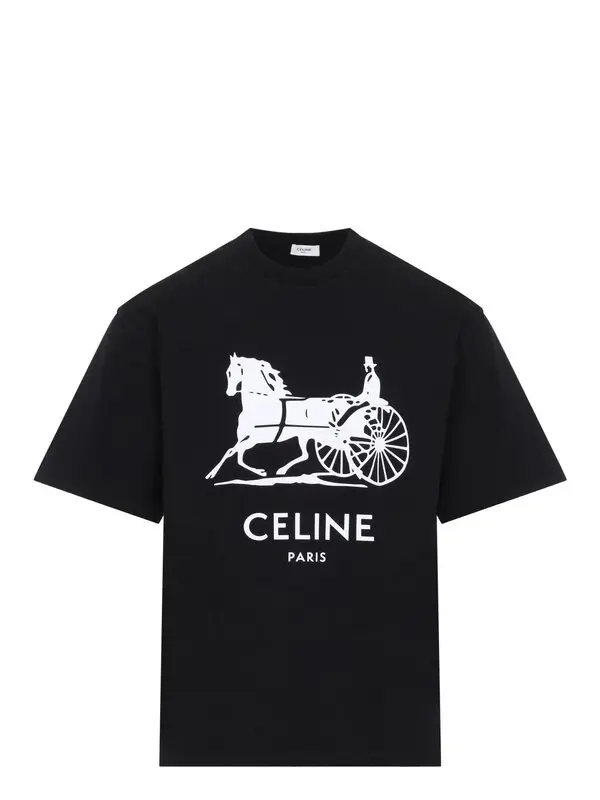 Celine Relaxed T-shirt - Black