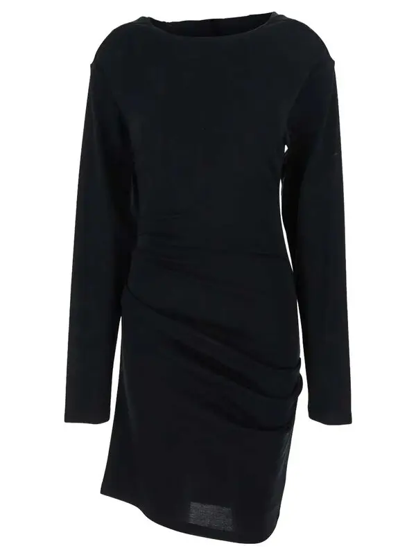 Max Mara Gathered Dress - Black