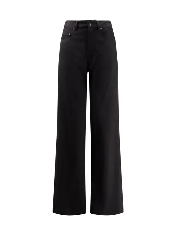 Balenciaga Stretch Wool Trousers - Multicolor