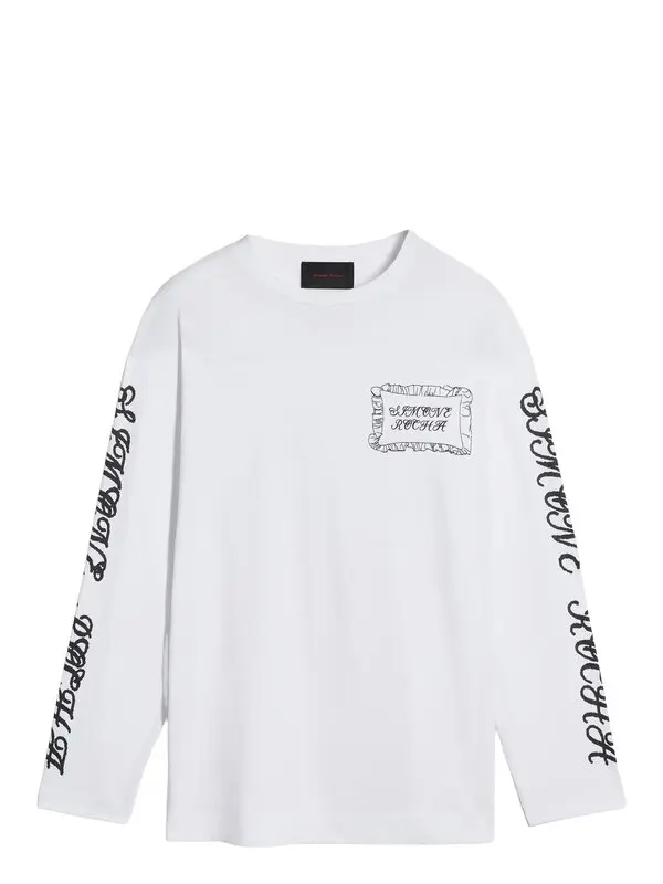 Simone Rocha Pillowcase Logo Print Long Sleeve T-shirt - Multicolor