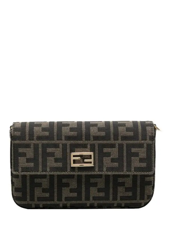 Fendi Black Clutch Bags - Brown