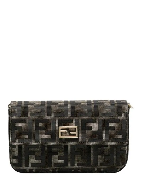 Fendi Black Clutch Bags - Brown