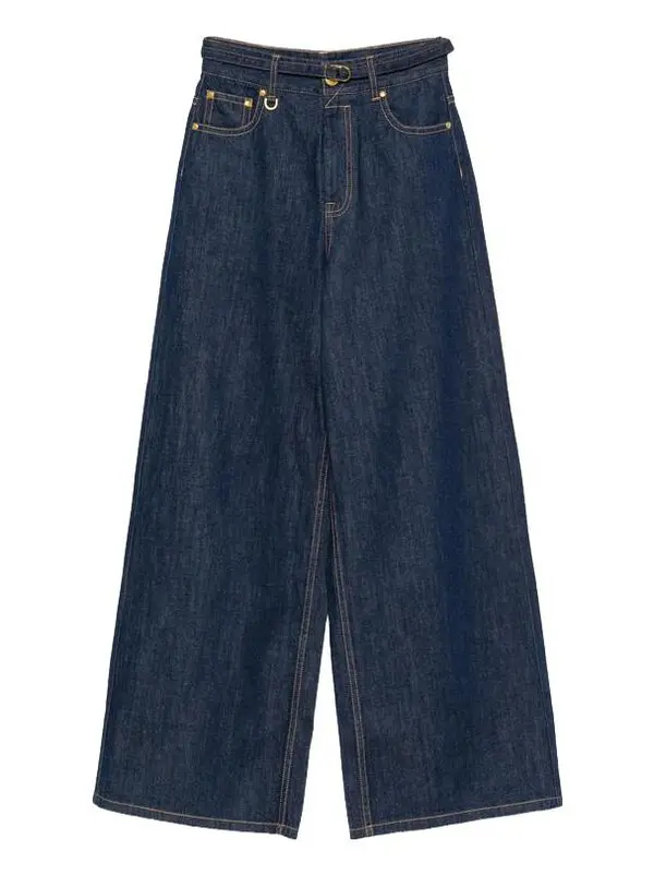 Zimmermann Denim Wide-leg Jeans - Blue