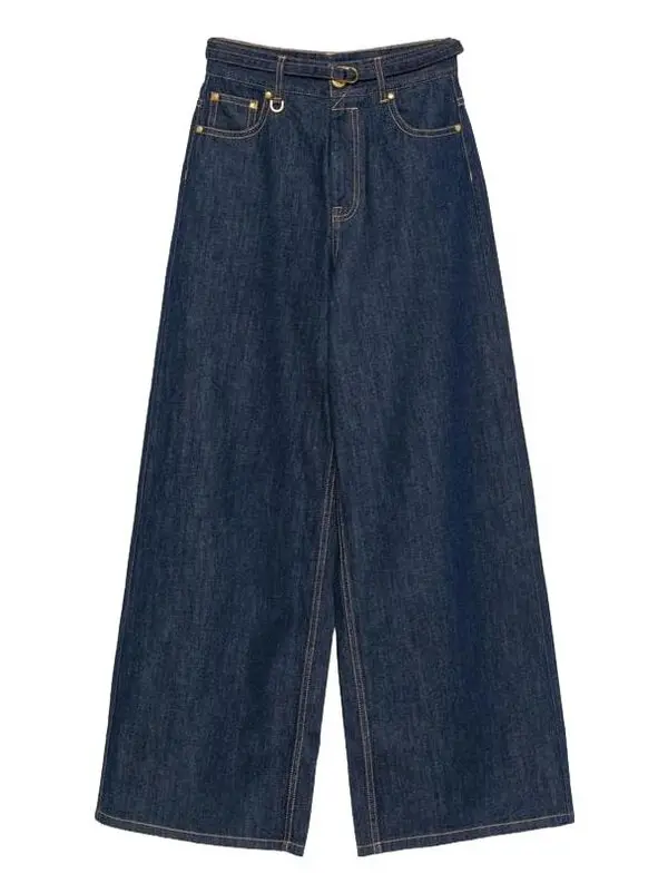 Zimmermann Denim Wide-leg Jeans - Blue