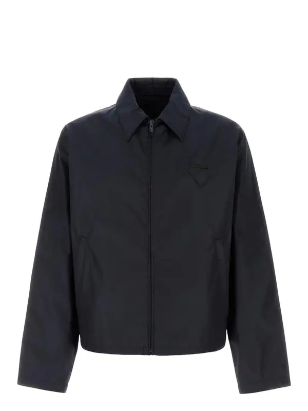 Prada Overshirt In Re-nylon - Blue