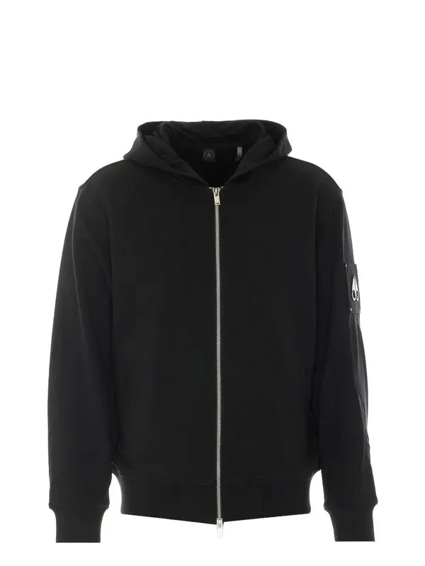Moose Knuckles Hartsfield Zip-up Hoodie - Black