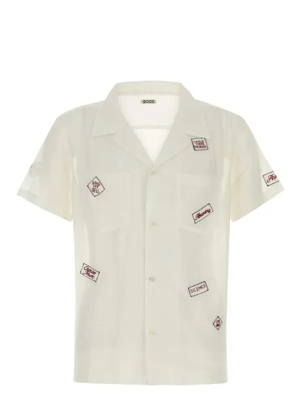 BODE Cotton Blend On Air Shirt - White