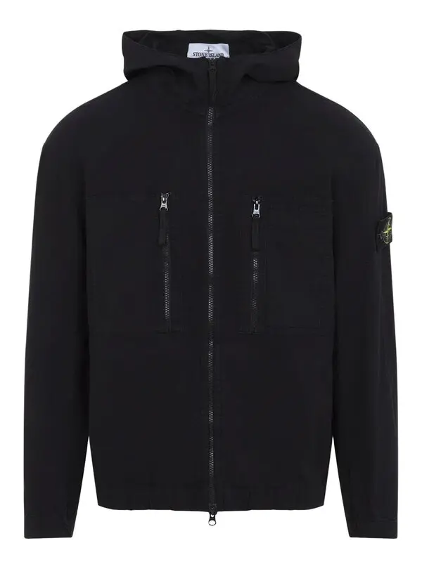 Stone Island Cotton Jacket - Black