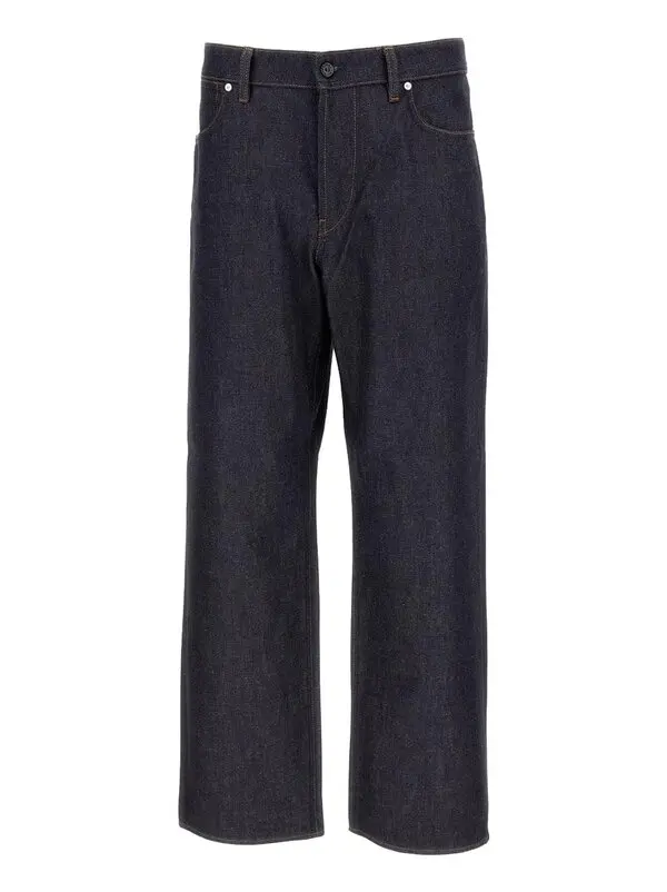 Stone Island Loose Fit Denim Trousers - Multicolor