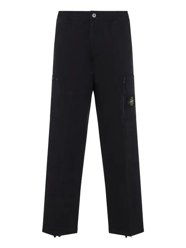 Stone Island Cargo Pants - Black