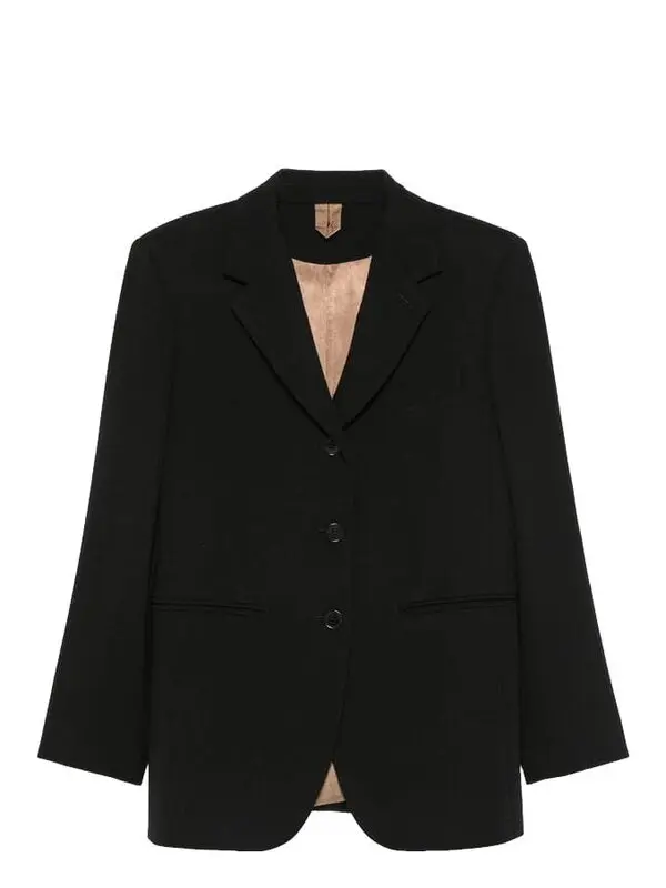Max Mara Virgin Wool Blazer - Black