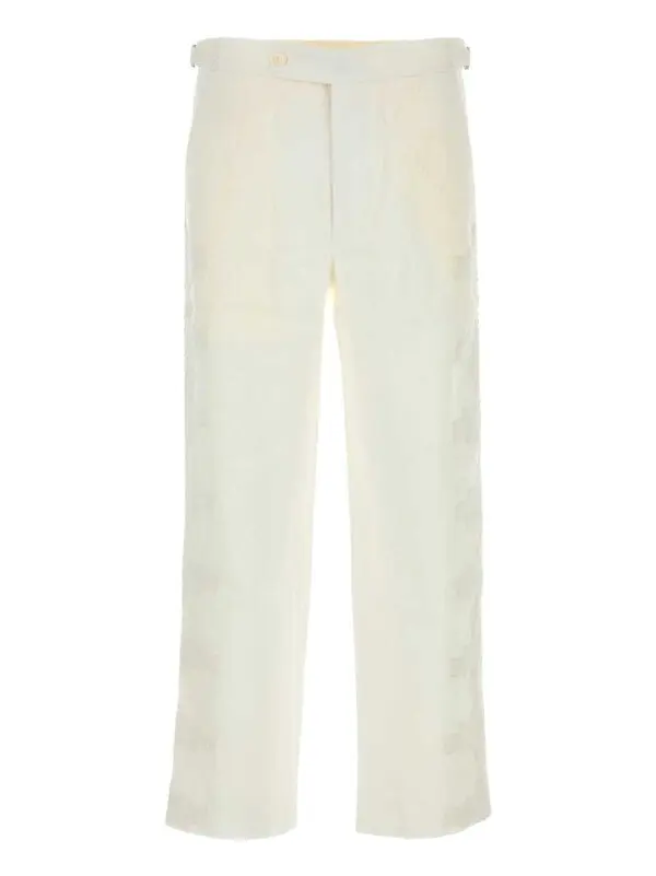BODE Linen Salt Pant - White