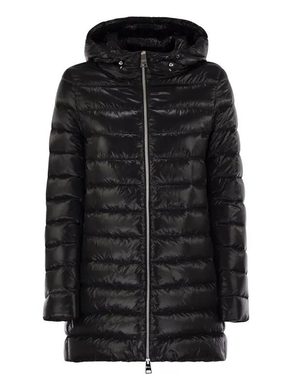 Herno A-shape Ultralight Nylon Down Jacket - Black
