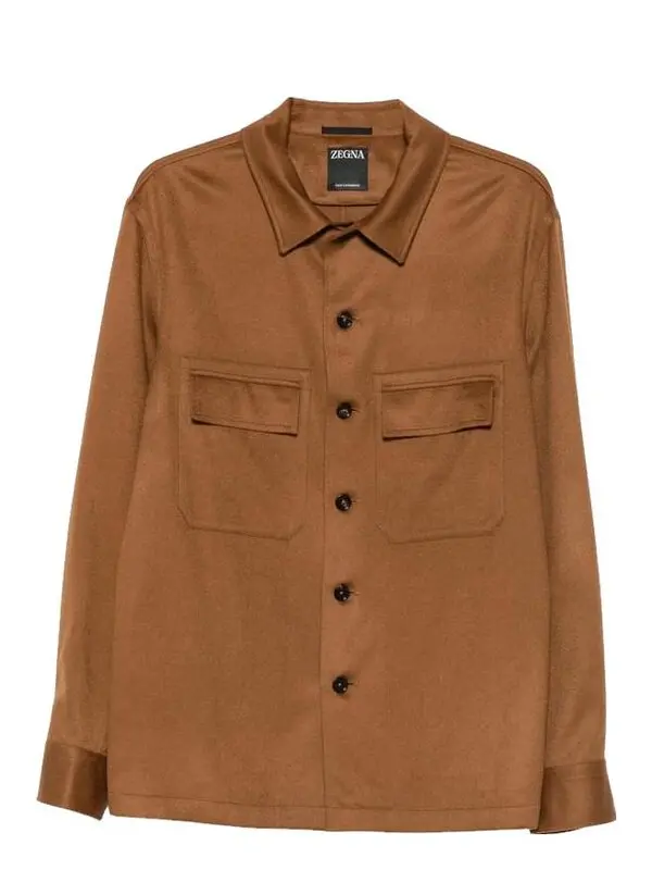 Zegna Shirts - Brown
