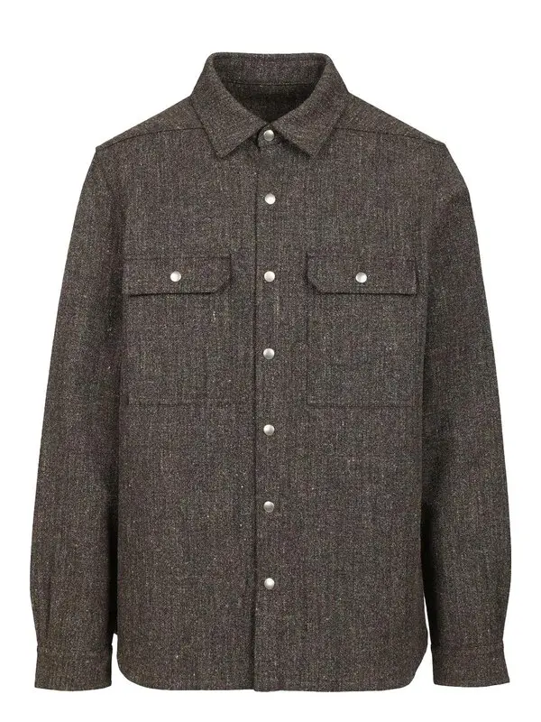 Rick Owens Carbone Outershirt - Gray