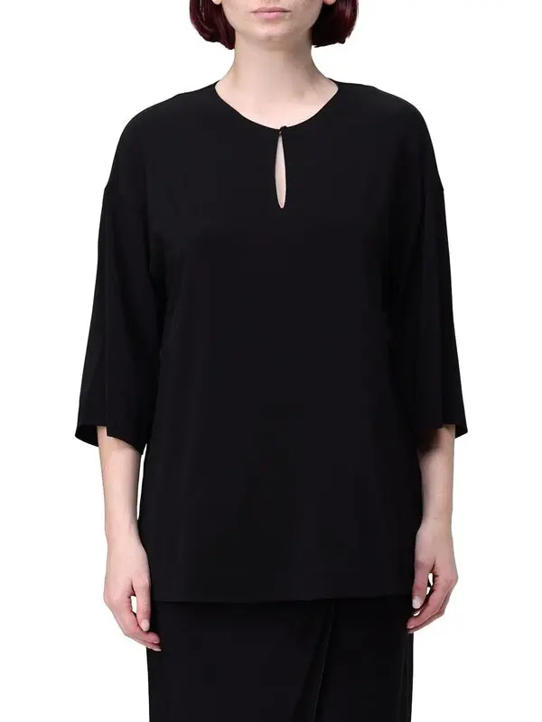 Max Mara Viscose Blouse - Black