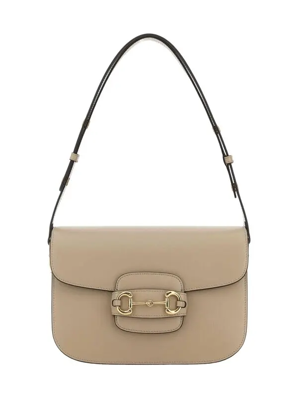 Gucci Leather Horsebit 1955 Shoulder Bag - Brown