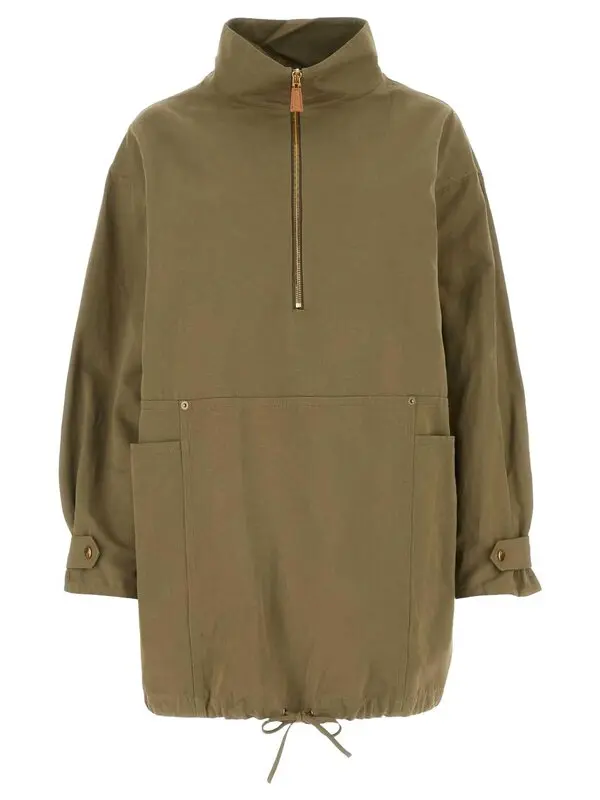 Prada Cotton Blend Dress - Green