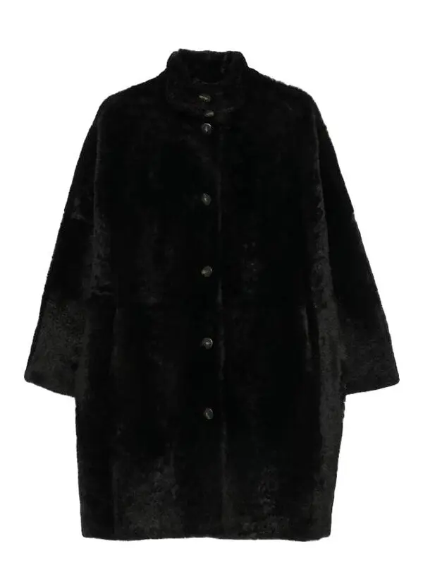 YVES SALOMON Shearling Jacket - Black