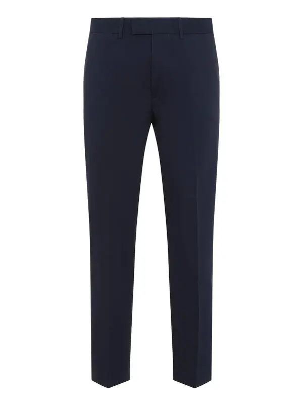 TOM FORD Stretch Cotton Chino Pants - Blue