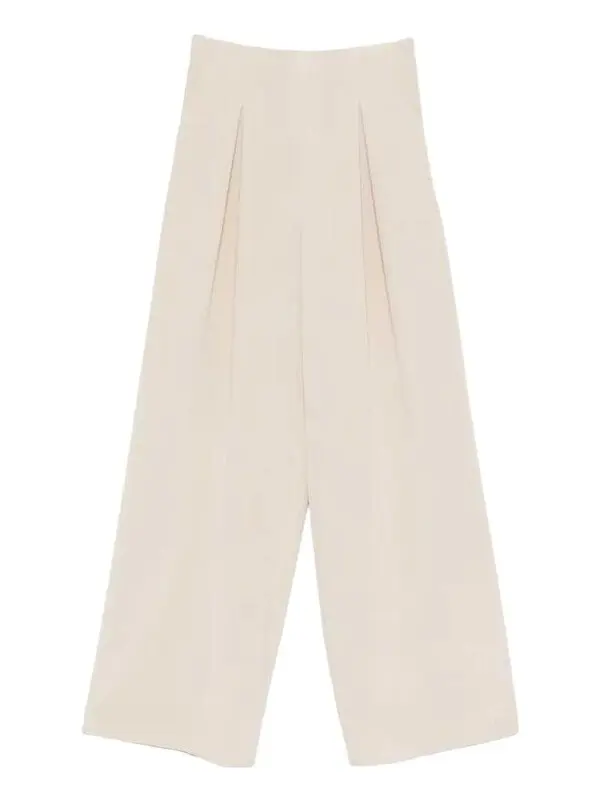 Max Mara Mxppalude Pleated Trousers - Brown