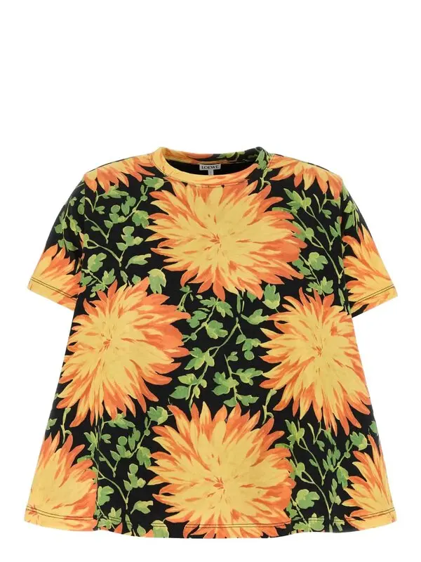Loewe Printed Cotton Blend T-shirt - Multicolor