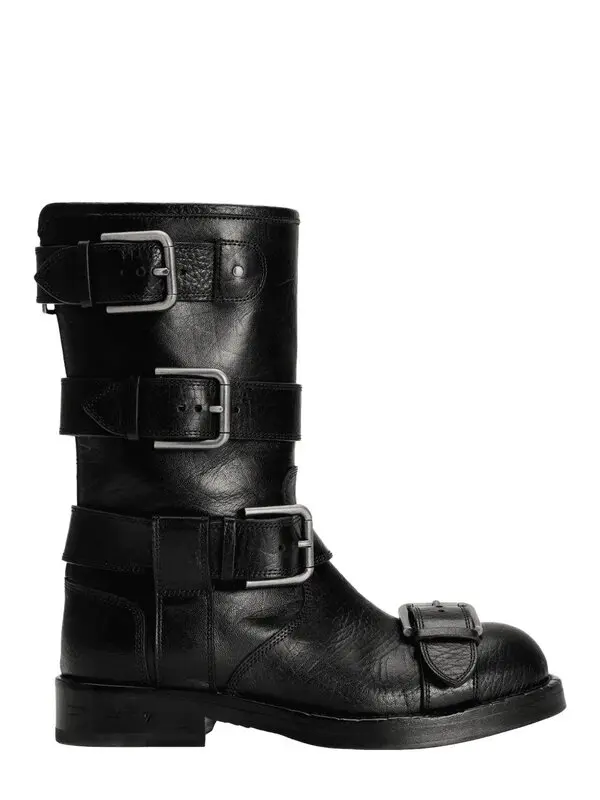 Dolce & Gabbana Buckled Boots - Black