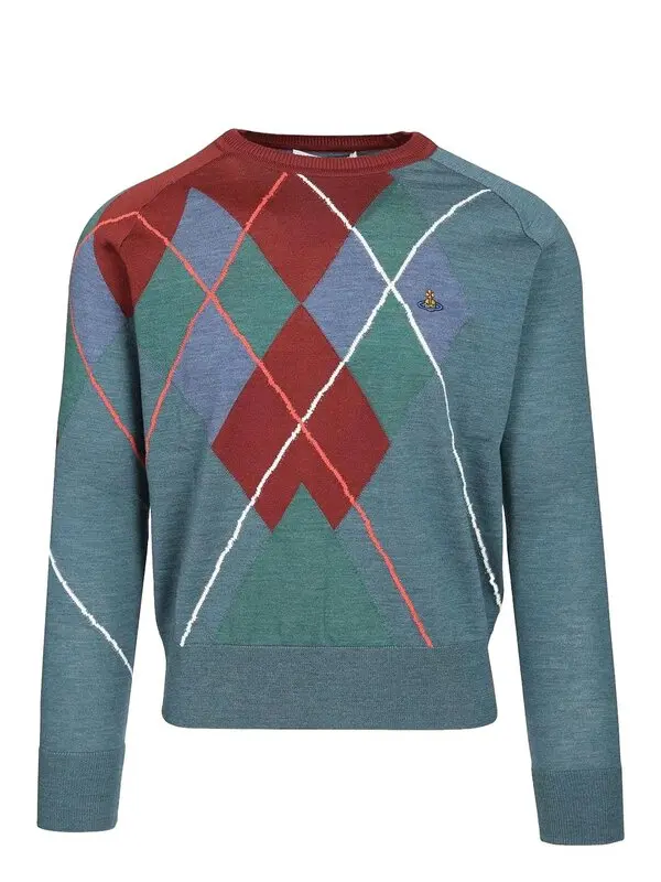VIVIENNE WESTWOOD Argyle Jumper - Multicolor