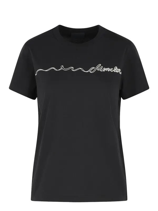 Moncler Cotton T-shirt - Black