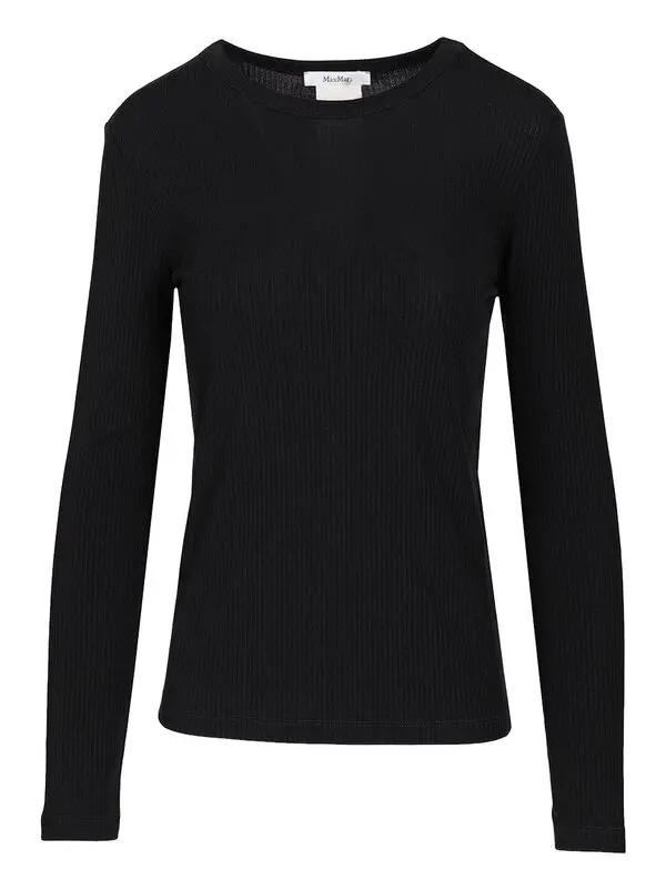 Max Mara Silk And Lyocell Sweater - Blue