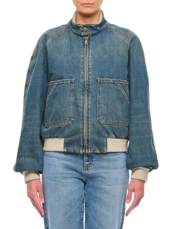 GOLDEN GOOSE Slim Bomber Jacket - Multicolor