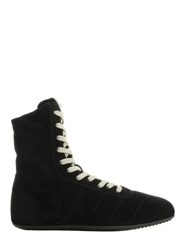 Rick Owens Quilted Minimalist High Sneakers - Black
