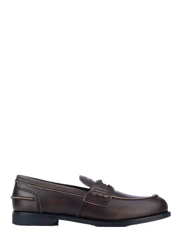 Miu Miu Loafer Flat Shoes - Multicolor