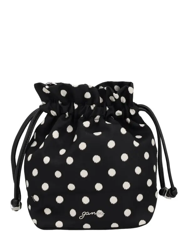 GANNI Bou Bucket Bag - Black