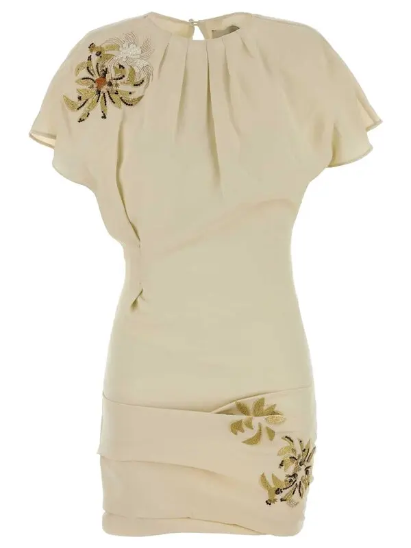 Isabel Marant Étoile Crepe Sakia Dress - Yellow
