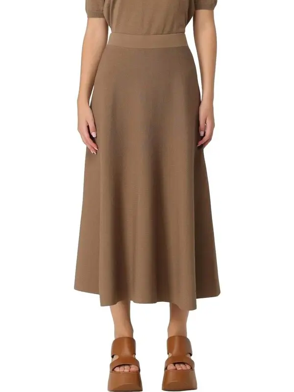 Max Mara Midi Skirt - Brown