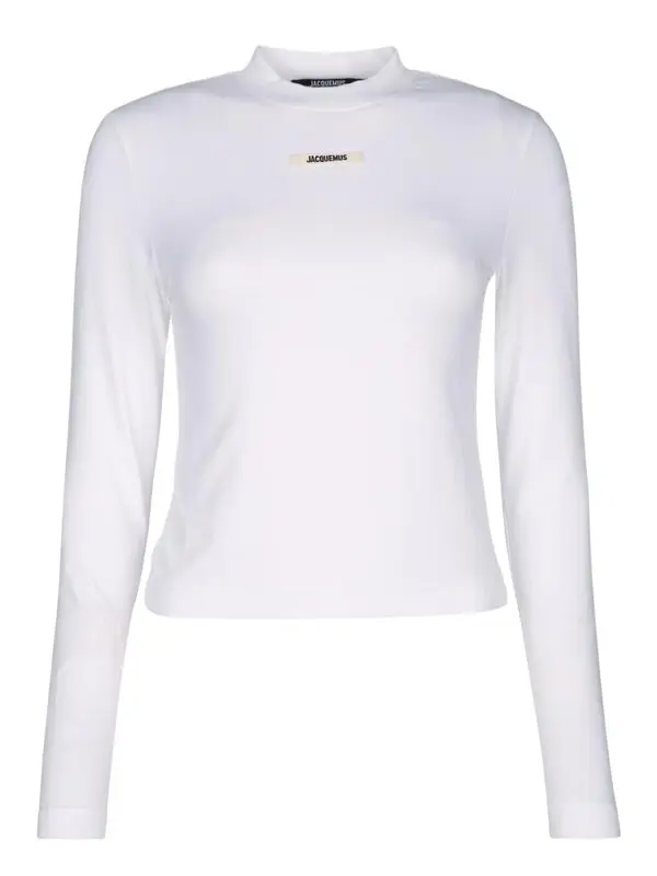Jacquemus Long Sleeve Mock Neck T-shirt - Multicolor