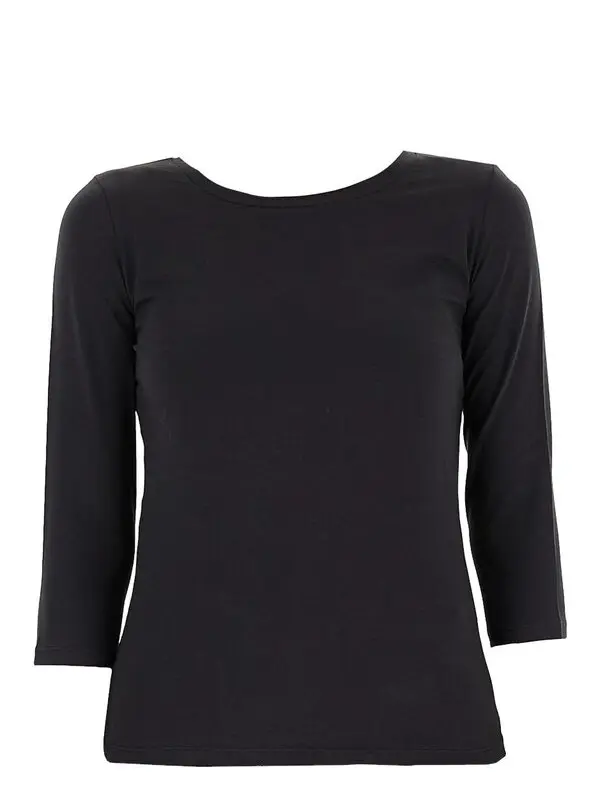 Max Mara Cotton T-shirt - Black