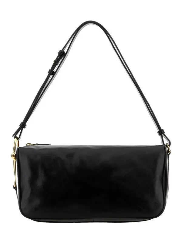 Gucci Leather Shoulder Bag - Black