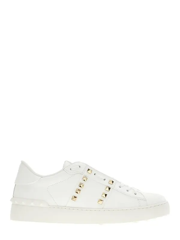 Valentino Garavani Studded Leather Sneakers - Multicolor