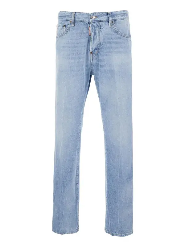 Dsquared2 Light Blue Denim Jeans - Multicolor