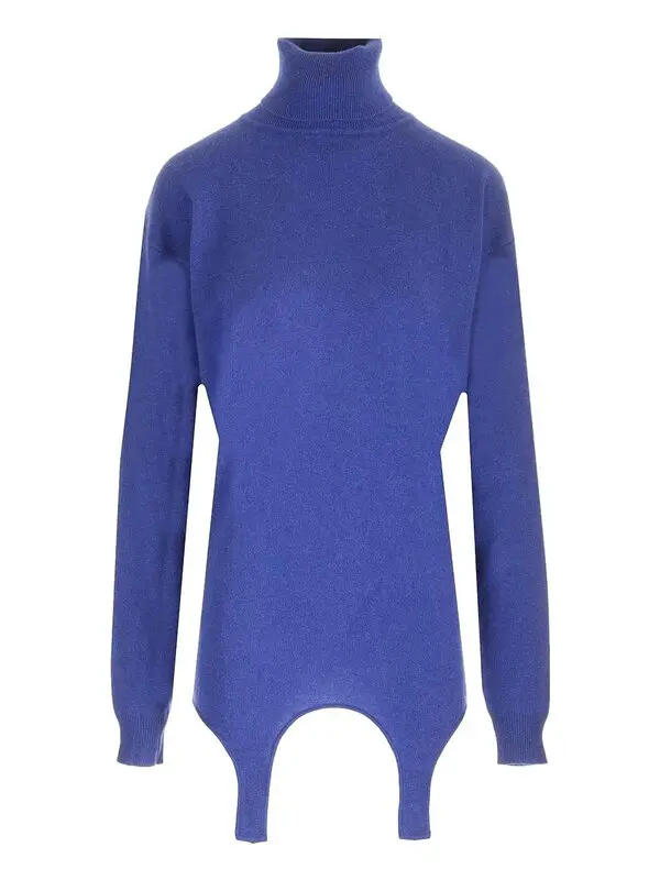 Saint Laurent Cashmere Turtleneck - Blue