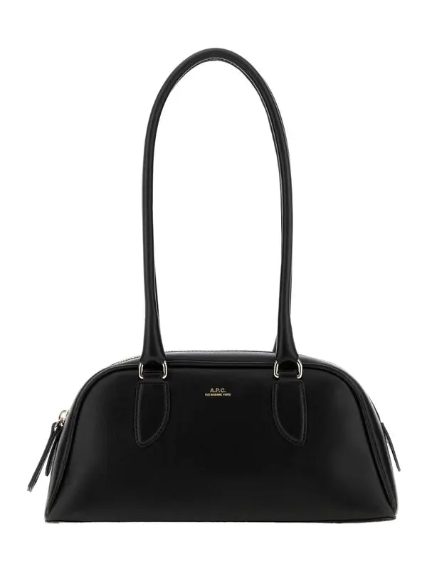 A.p.c. Leather Small Paloma Shoulder Bag - Black