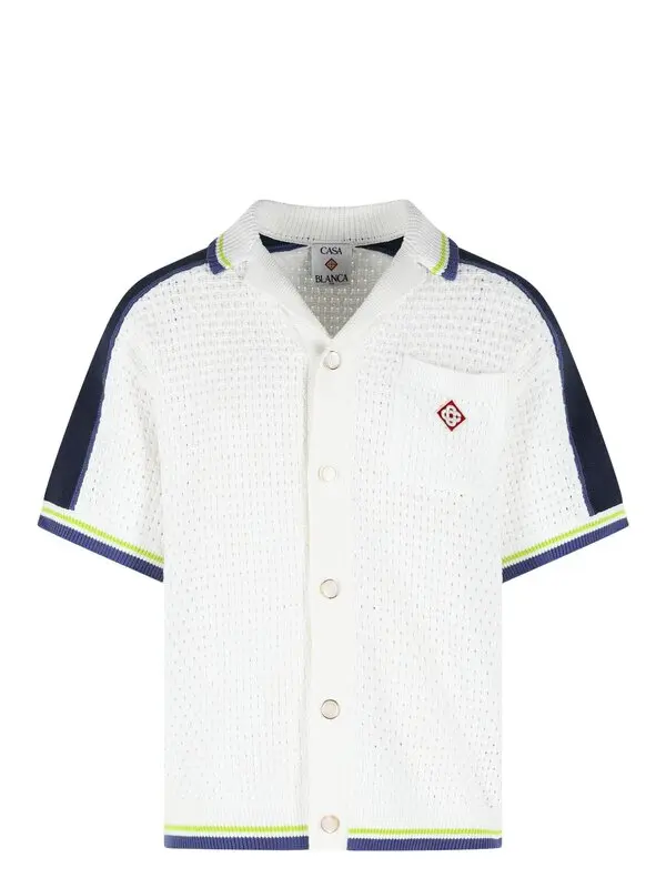 Casablanca Cotton Blend T-shirt - White