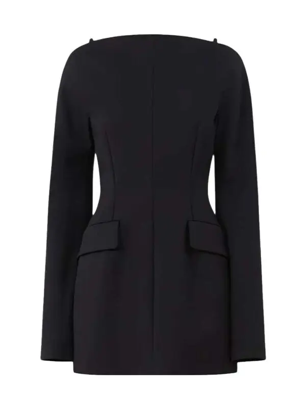 Sportmax Short, Fitted Cady Dress - Black