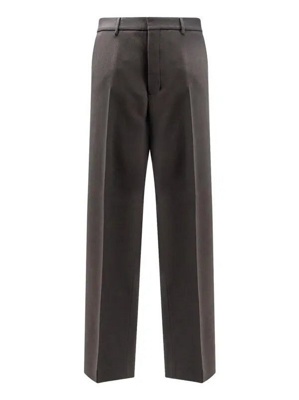 AMI Paris Virgin Wool Trousers - Multicolor