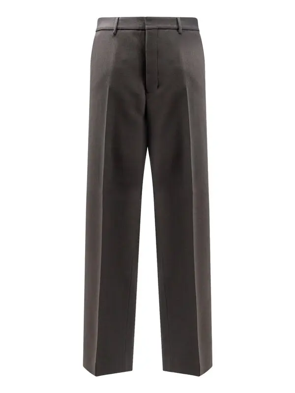 AMI Paris Virgin Wool Trousers - Multicolor